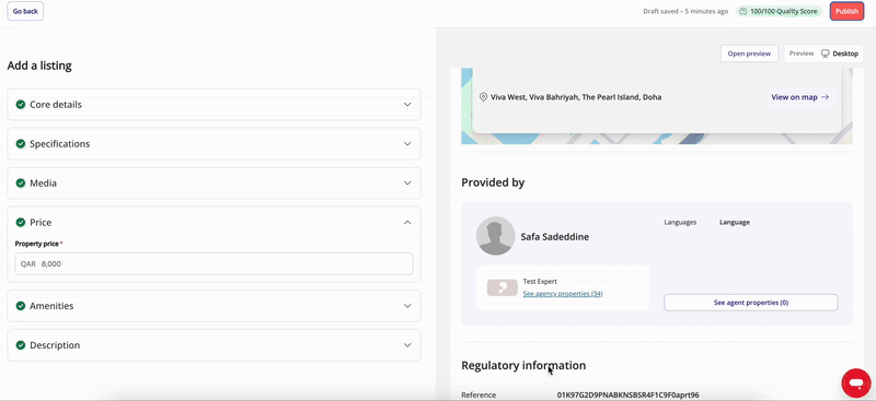 How to Publish a Listing using PF Expert? – Property Finder - Qatar